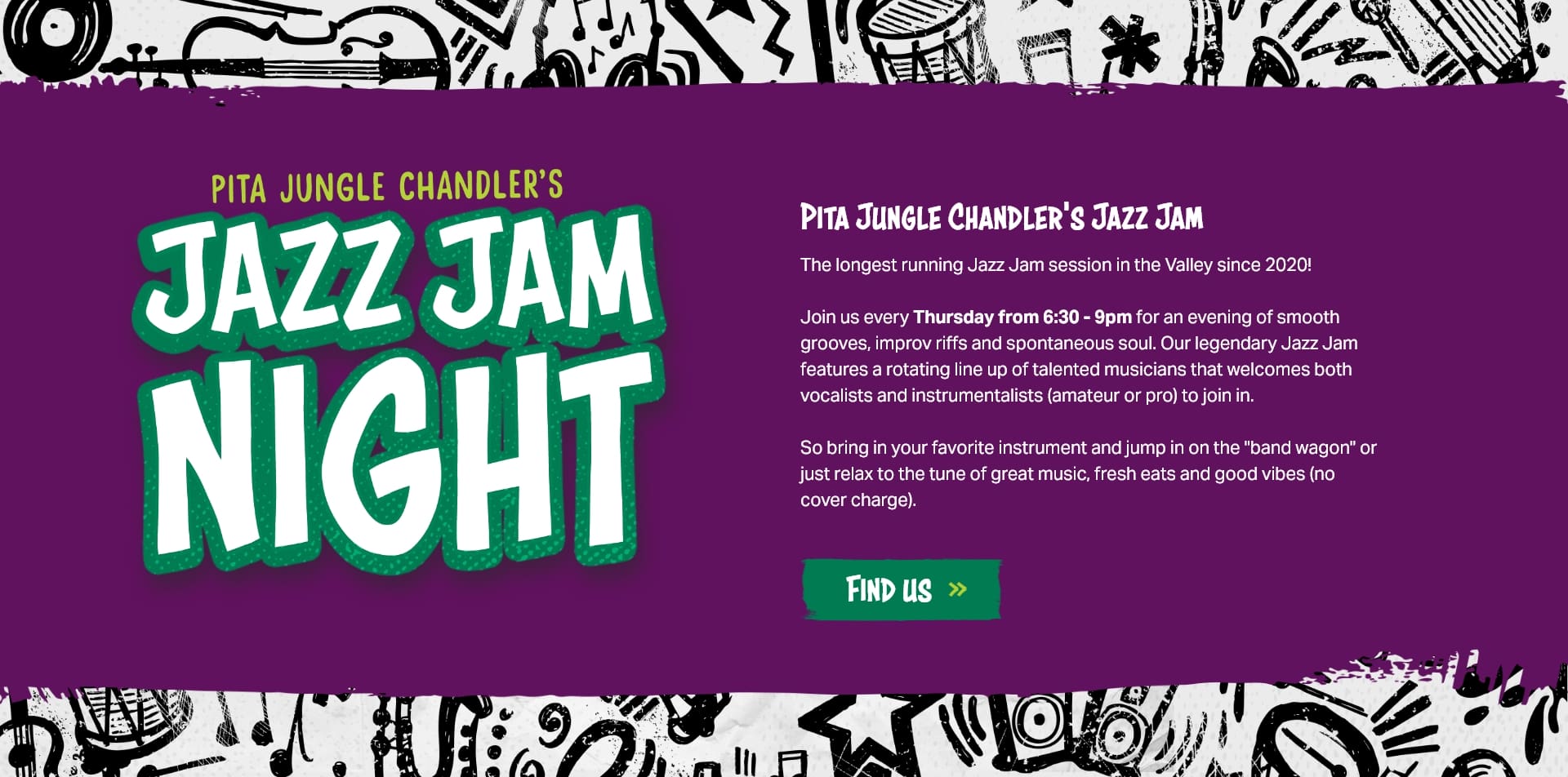 Jazz Jam Night | Pita Jungle